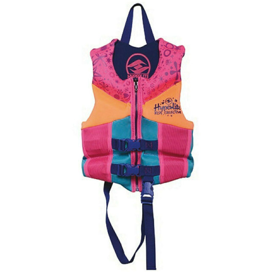Hyperlite Girl's Child Life Jacket - Pink / Orange | WakeHouse.com