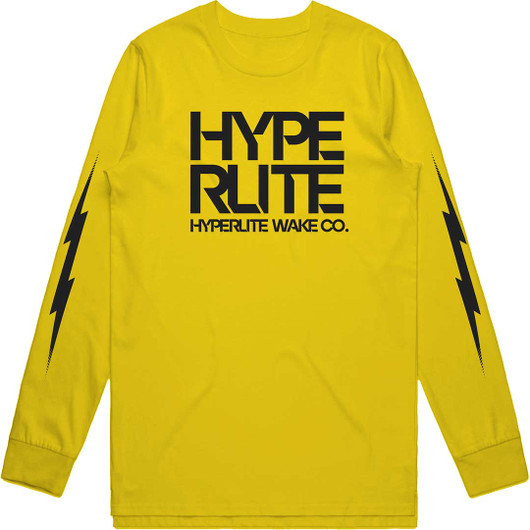 Hyperlite Bolt Long Sleeve T-Shirt - Yellow | WakeHouse.com