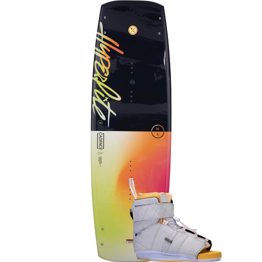 Hyperlite Cadence Women's Wakeboard w/ Viva Boots - 2023 | WakeHouse.com