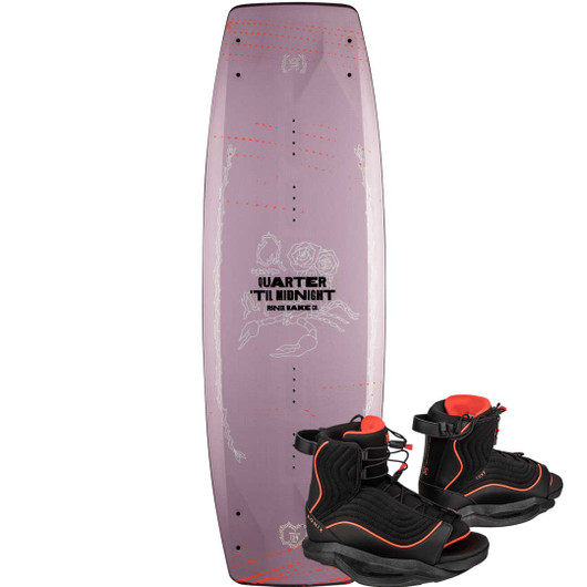 Ronix Quarter 'Til Midnight Women's Wakeboard w/ Luxe Boots - 2026 ...
