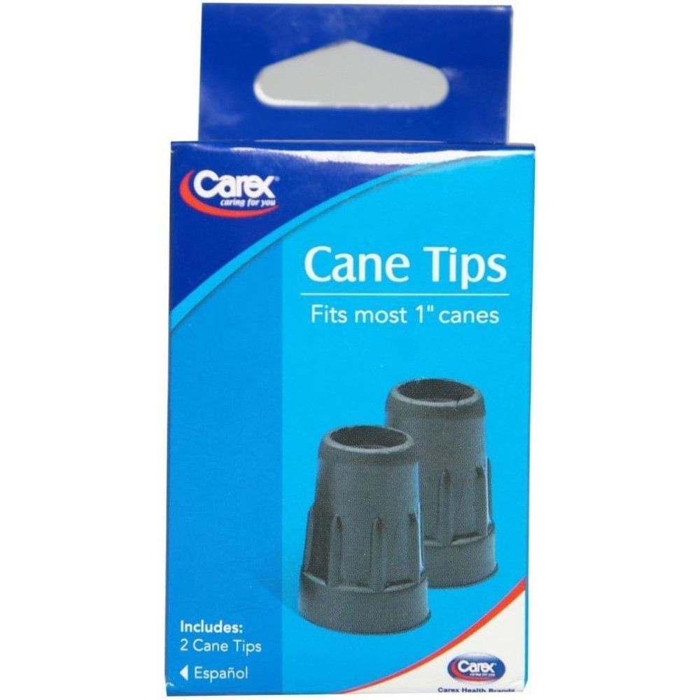 Carex Cane Tips 1 Inch Black A720-00 - 2 ct - Thrifty White Health ...