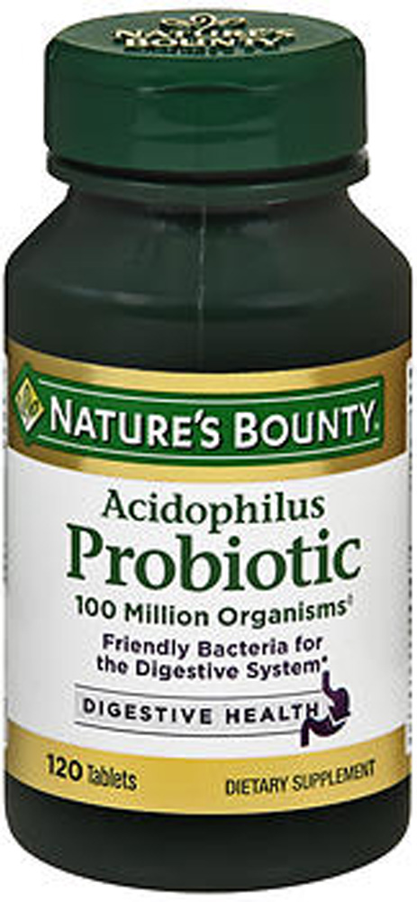 Nature's Bounty Acidophilus Probiotic Tablets - 120 Ea. - Thrifty White ...