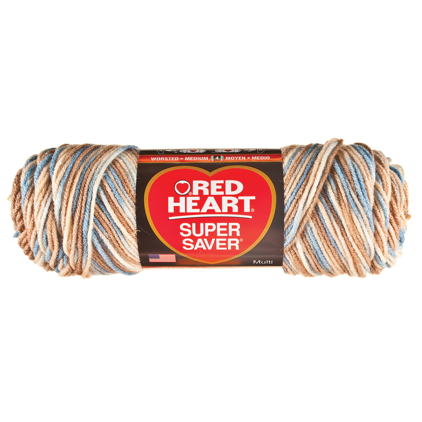 E300 Super Saver Yarn, Mirage Multi, 5 oz - 3 Packs - Thrifty White ...