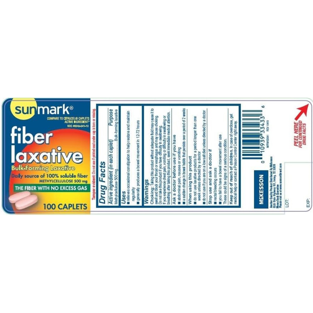 Sunmark Fiber Laxative Caplets 500 mg | Thrifty White Health Essentials
