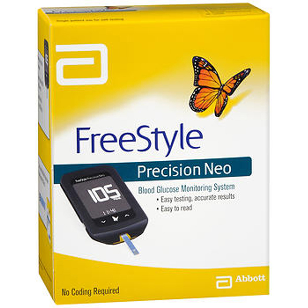 Freestyle Precision Neo Blood Glucose Monitoring System | Thrifty White ...