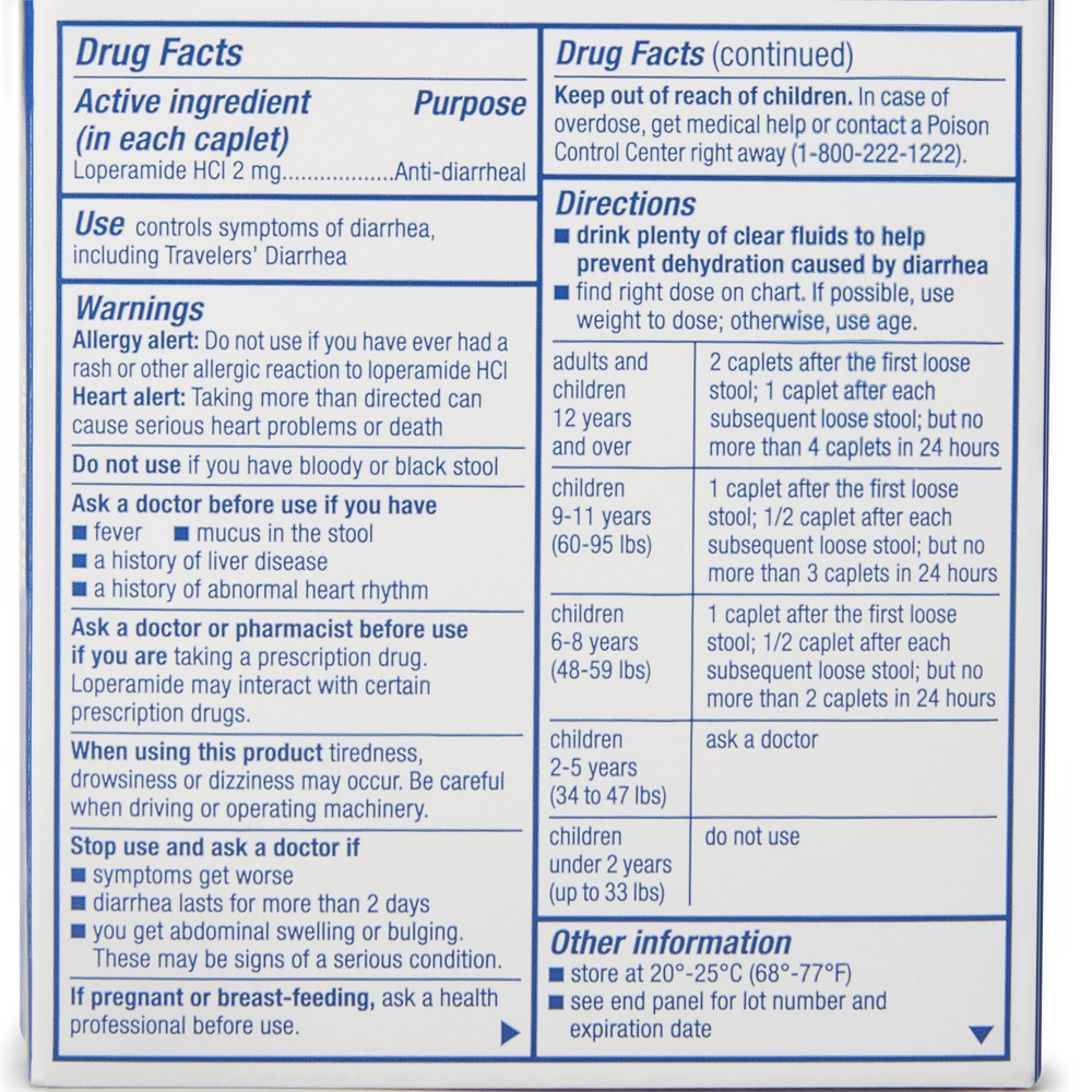 Sunmark Anti-Diarrheal Caplets | Thrifty White Health Essentials