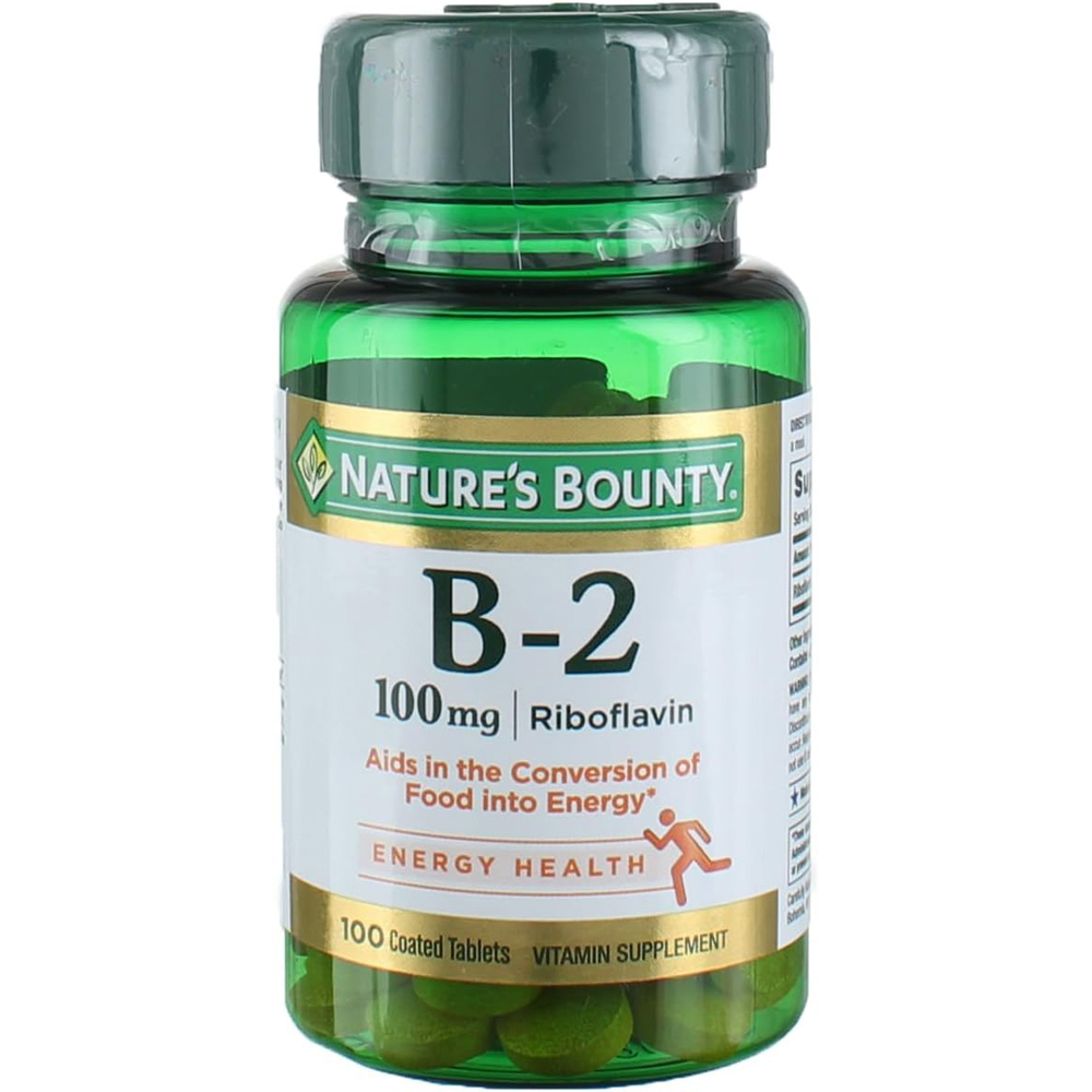 Nature's Bounty Vitamin B-2 100mg Supplement - 100 Tablets - Thrifty ...