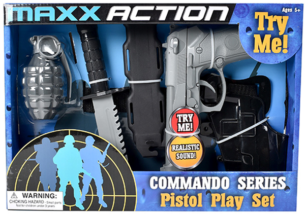 Commando Series Pistol Play Set | Thrifty White Health Essentials