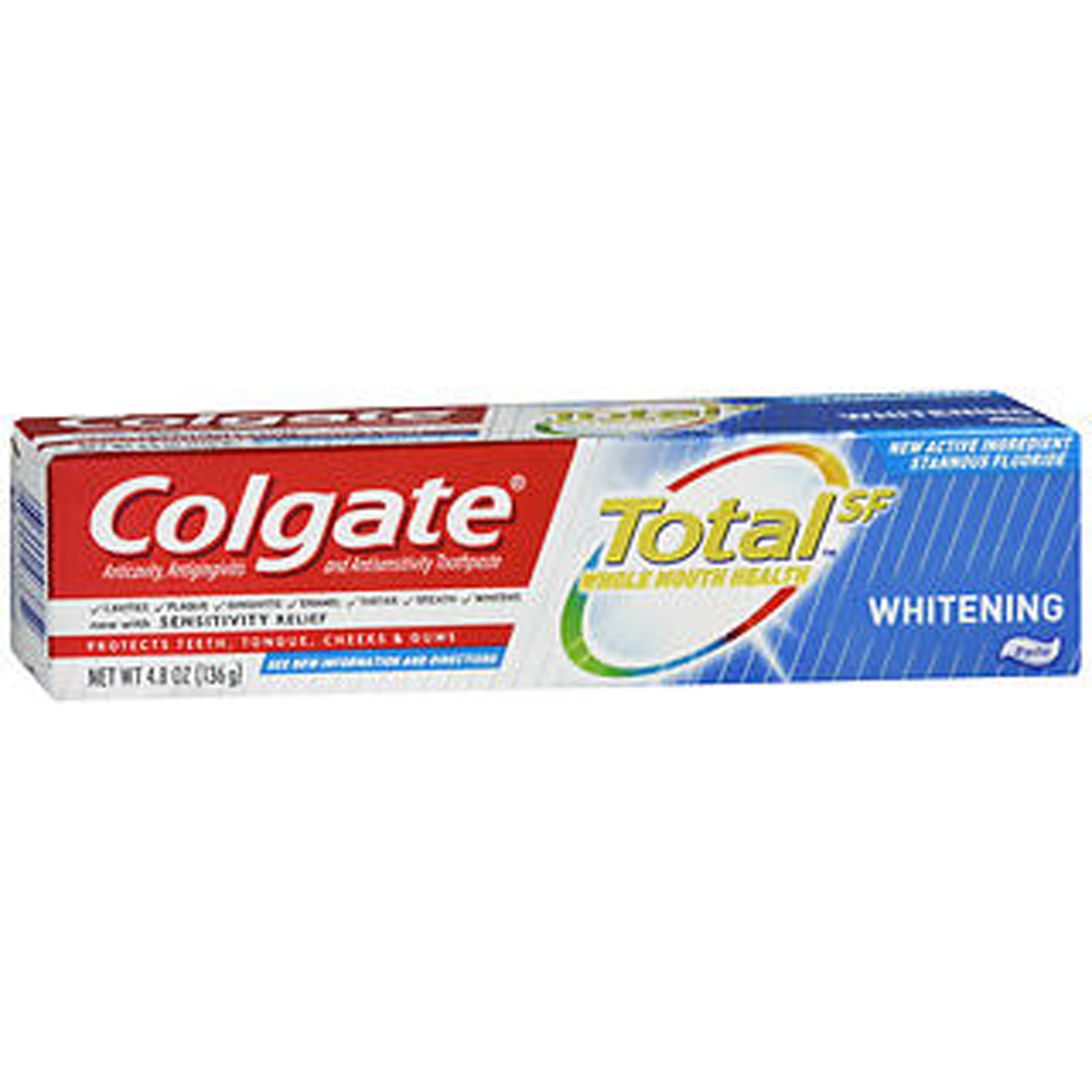 Colgate Total SF Whitening Anticavity, Antigingivitis and ...