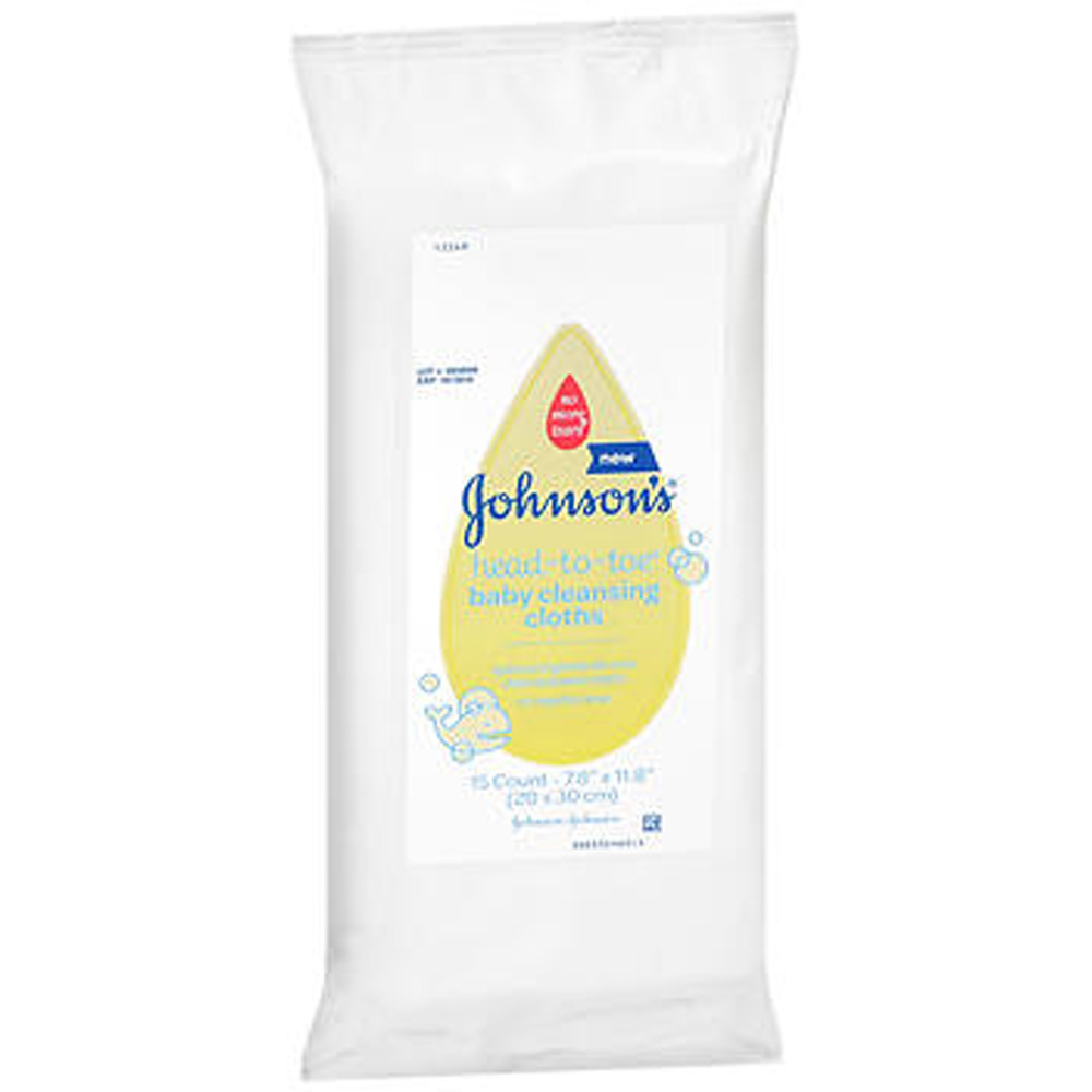 Johnson's Head-to-toe Baby Cleansing Cloths - 14 ct - Thrifty White ...