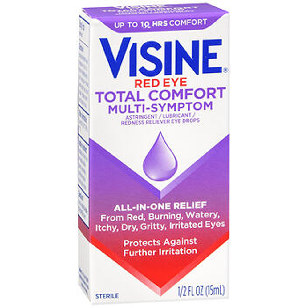 Visine Red Eye Total Comfort Multi-Symptom Eye Drops | Thrifty White ...