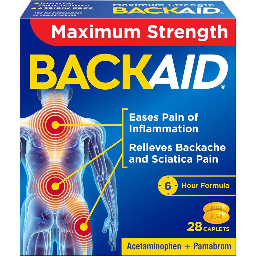 Backaid Max Backache Relief Tablets - 28 ct - Thrifty White Health ...