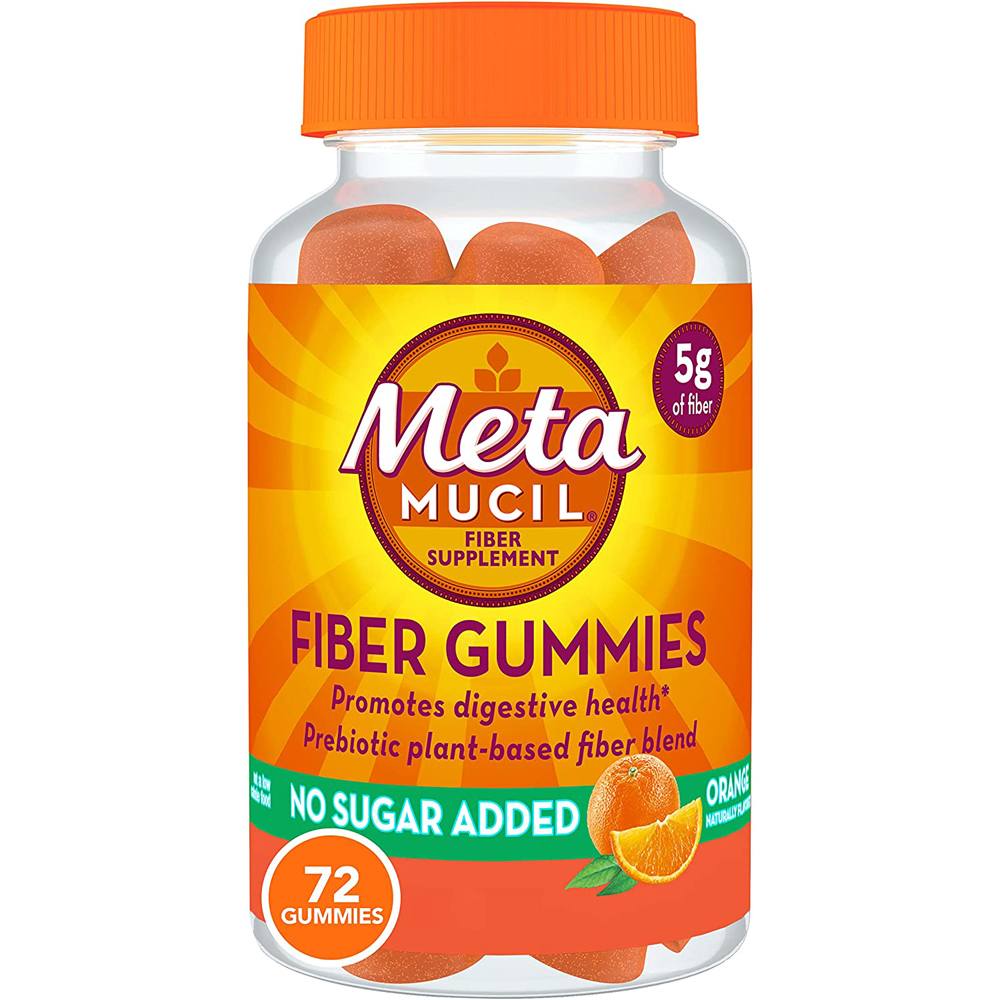 Meta Mucil Fiber Supplement Gummies Orange Flavor | Thrifty White ...