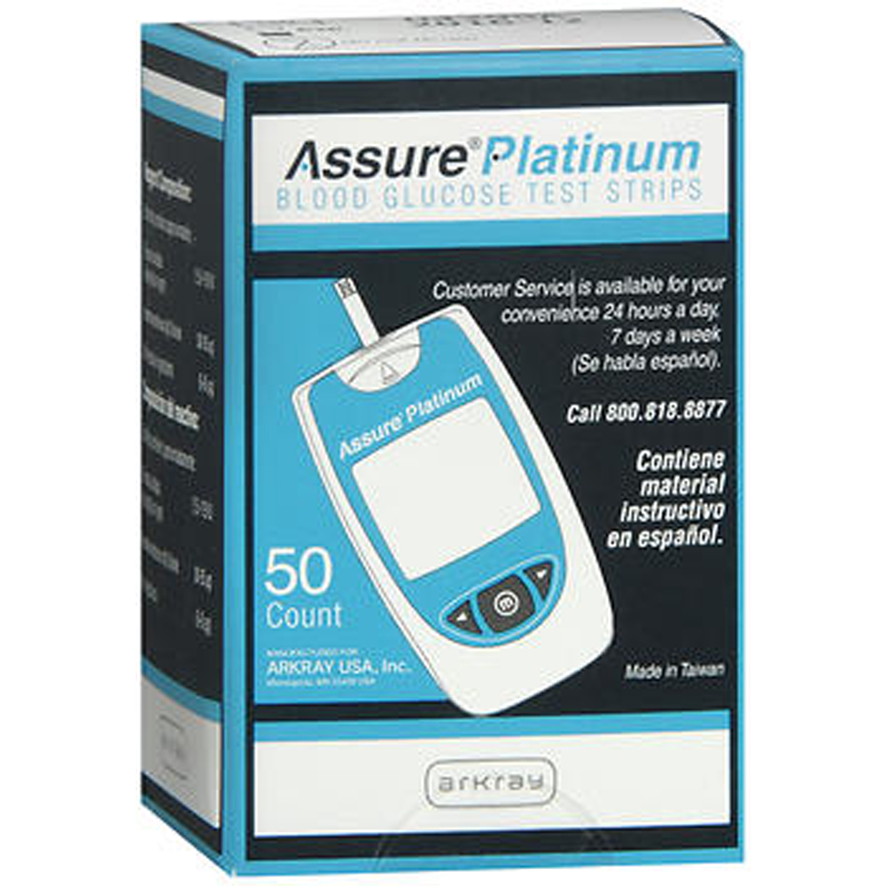 Assure Platinum Blood Glucose Test Strips - 50 ct | Thrifty White ...