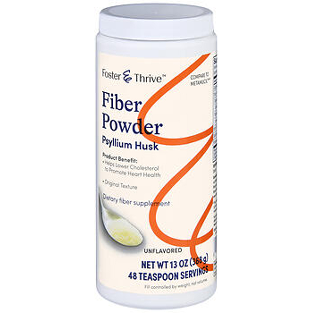 Foster & Thrive Fiber Powder Original Texture Unflavored - 13 oz ...