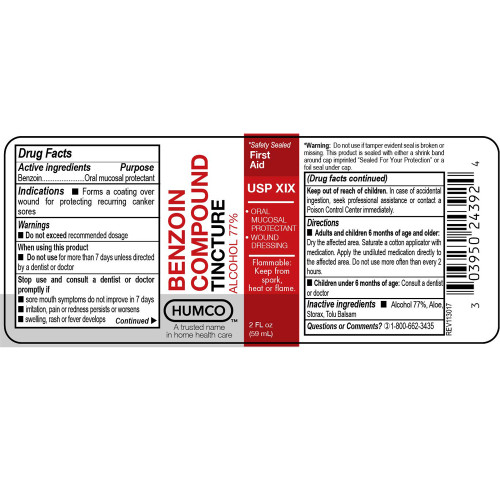 Humco Benzoin Compound Tincture 79% Alcohol - 2 oz | Thrifty White ...