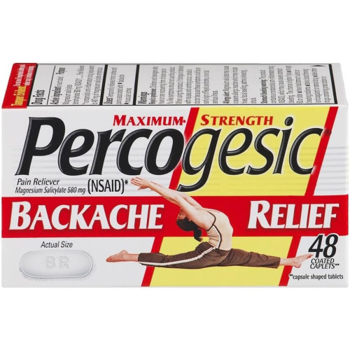 Percogesic Backache Relief Caplets, Maximum Strength | Thrifty White ...