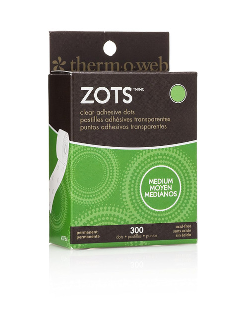 Adhesive Memory Zots-300Ct, Clear, 3/8" | Thrifty White Health Essentials