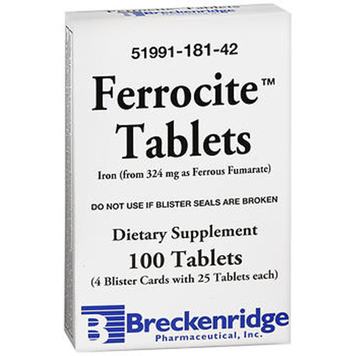 Breckenridge, Ferrocite Tablets | Thrifty White Health Essentials