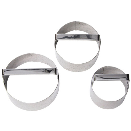 Biscuit Cutter Set - Silver, 3 pc | Thrifty White Health Essentials
