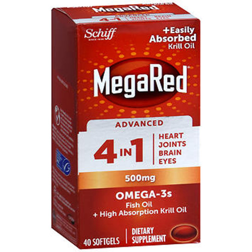 Schiff MegaRed Advanced 4 in 1 Dietary Supplement Softgels | Thrifty ...