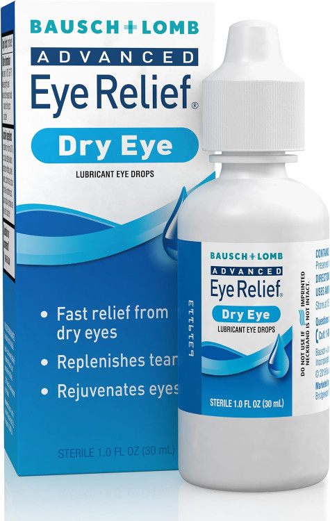Bausch + Lomb Advanced Eye Relief Dry Eye Lubricant Drops - 1.0oz ...