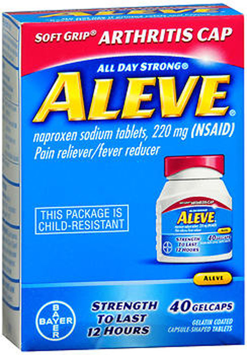 Aleve Gelcaps Easy Open Arthritis Cap | Thrifty White Health Essentials