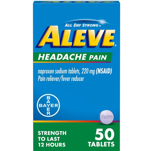 Aleve Headache Pain Tablets - 50 ct | Thrifty White Health Essentials