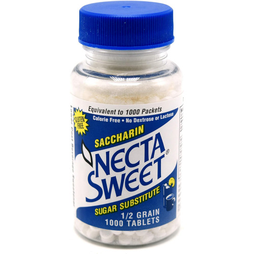 Necta Sweet Saccharin Tablets, 1/2 Grain - 1000 ct - Thrifty White ...