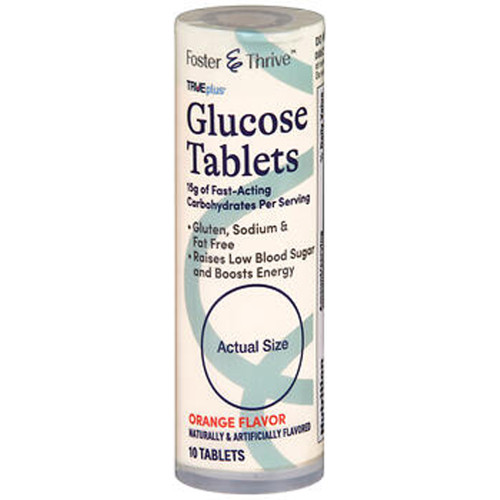 Foster & Thrive Trueplus Glucose Tablets Orange - 6 each | Thrifty ...