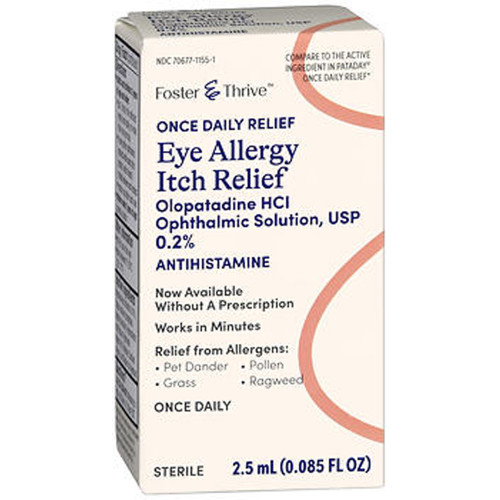 Foster & Thrive Once Daily Eye Allergy Itch Relief Olopatadine HCl ...