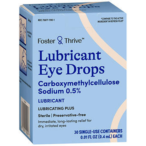 Foster & Thrive Lubricating Plus Lubricant Eye Drops ...