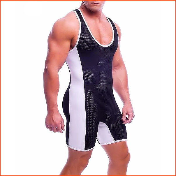 Men's Mesh Singlet | American Jock Action Mesh Singlet | WhiteyTighties.com