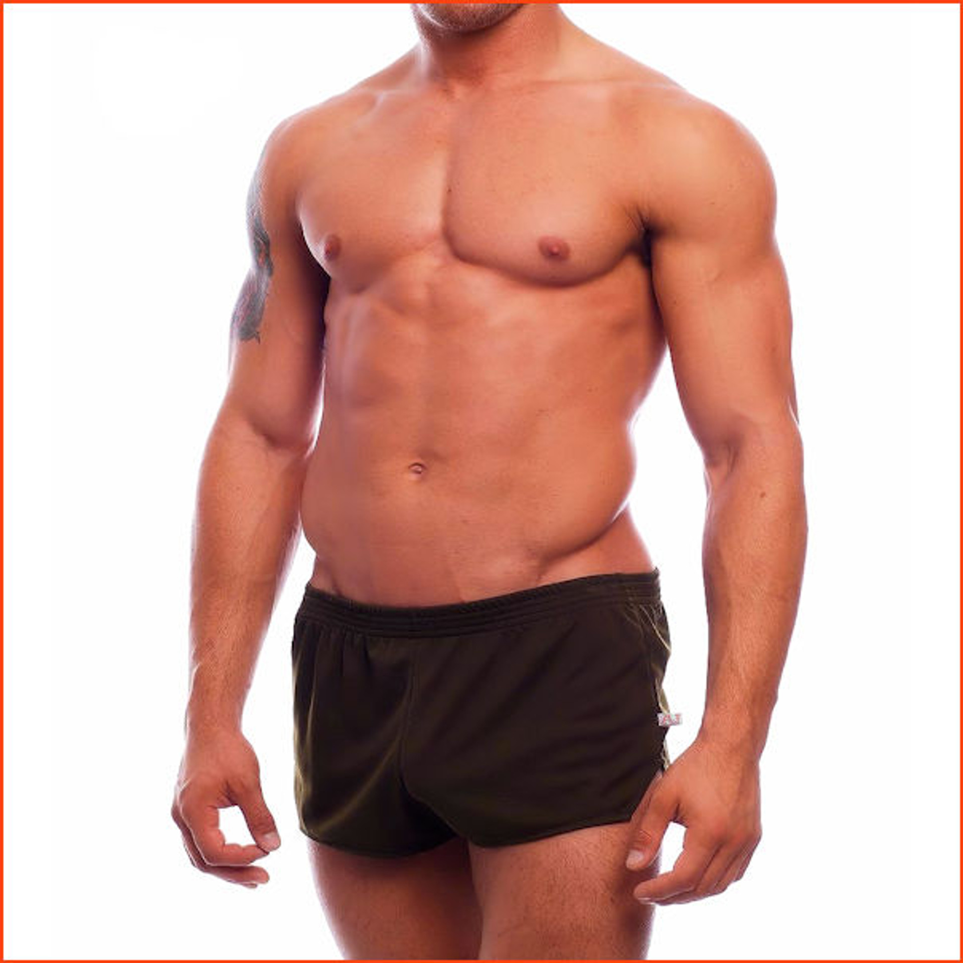 Mens Lightweight Running Short American Jock Aj Ultra Running Short