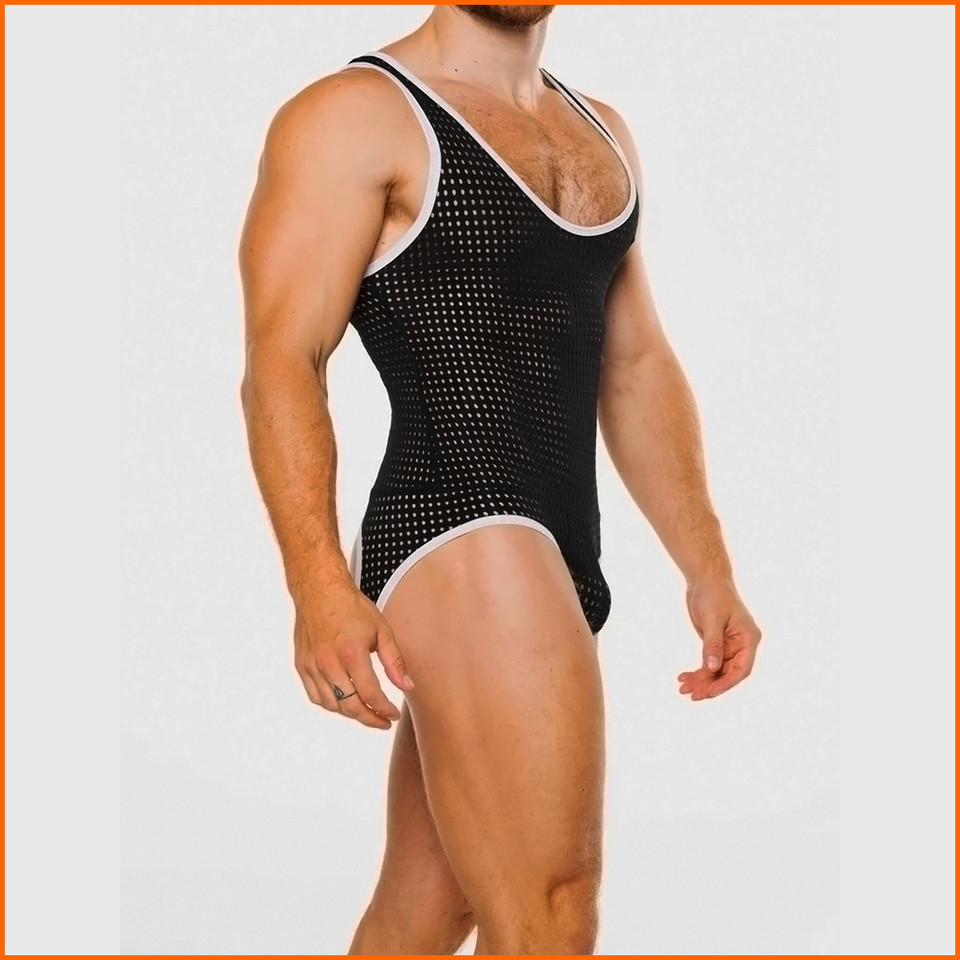 Men's Assless Singlet | HARD CORE Peep Backless Singlet | WhiteyTighties.com
