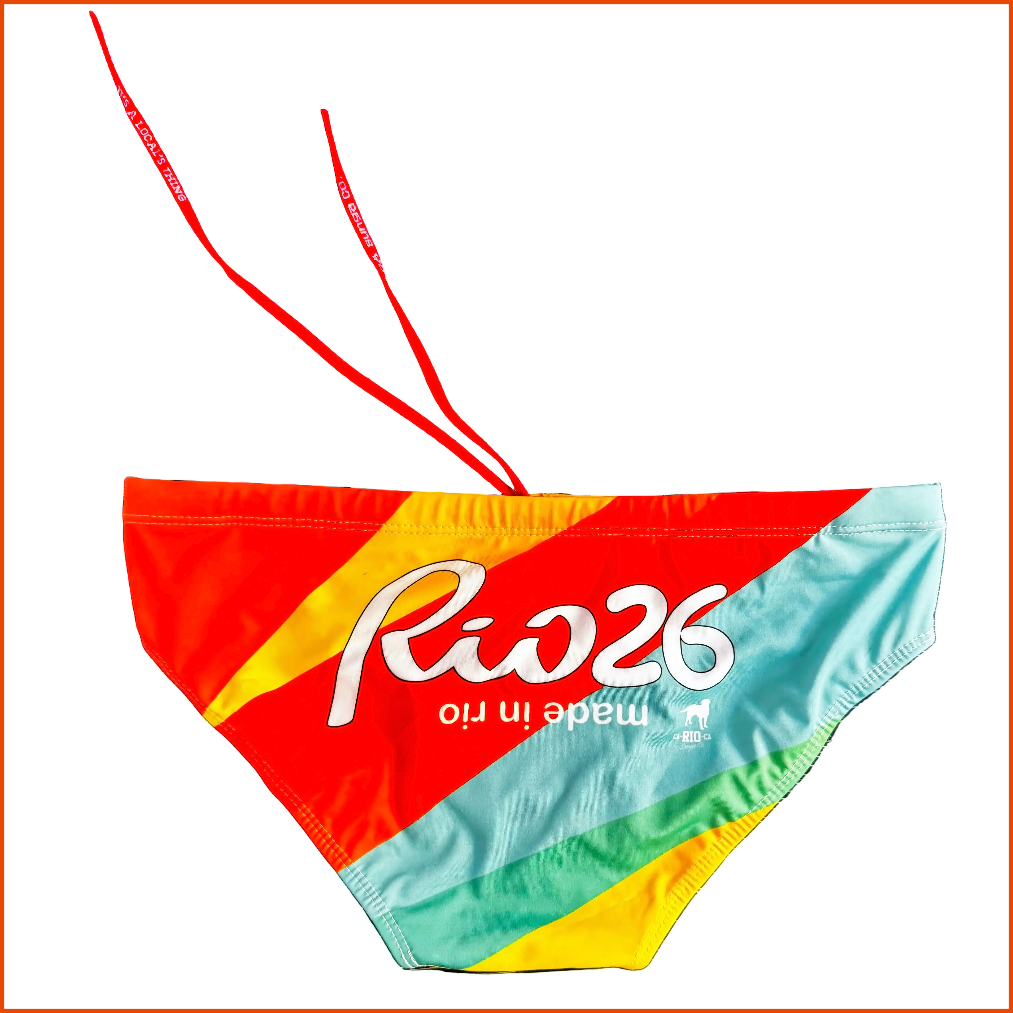 Men's Swim Brief | CA-RIO-CA Rio26 Sunga Brief Cut | WhiteyTighties.com