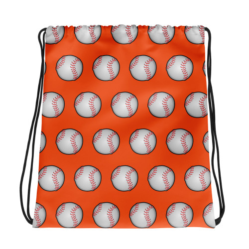 WTees Pitcher Drawstring Bag Orange | WhiteyTighties.com