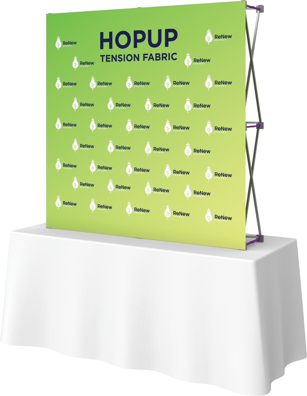 5ft x 5ft Table Top Hopup™ Display (Graphic Package) - GLM Displays LLC
