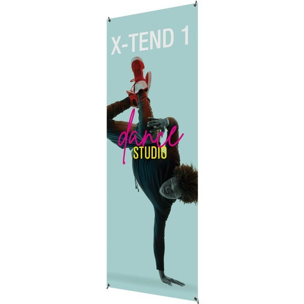 23" x 63" X-Tend 1 Spring Back Banner Stand (Graphic Package) - GLM ...