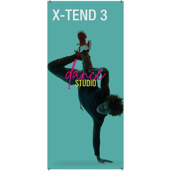 31" x 70" X-Tend 3 Spring Back Banner Stand (Graphic Package) - GLM ...