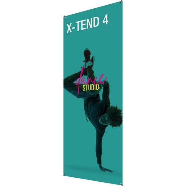 31" x 79" X-Tend 4 Spring Back Banner Stand (Graphic Package) - GLM ...