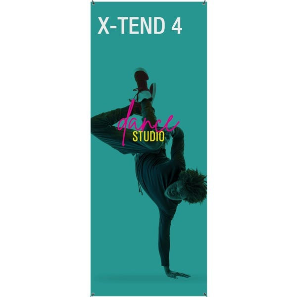 31" x 79" X-Tend 4 Spring Back Banner Stand (Graphic Package) - GLM ...