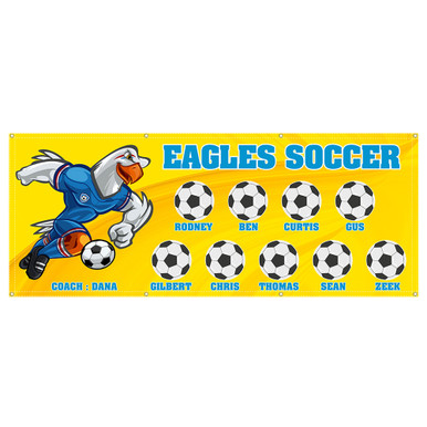 5ft x 4ft - 13oz Scrim Banner (Hems and Grommets) - GLM Displays LLC