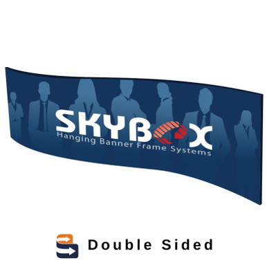 16 X 4 Ft Hanging Banner Wave Double Sided Graphic Package Glm