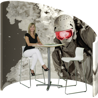 Formulate C-Shaped Wall - Single Sided (Graphic Package) - GLM Displays LLC