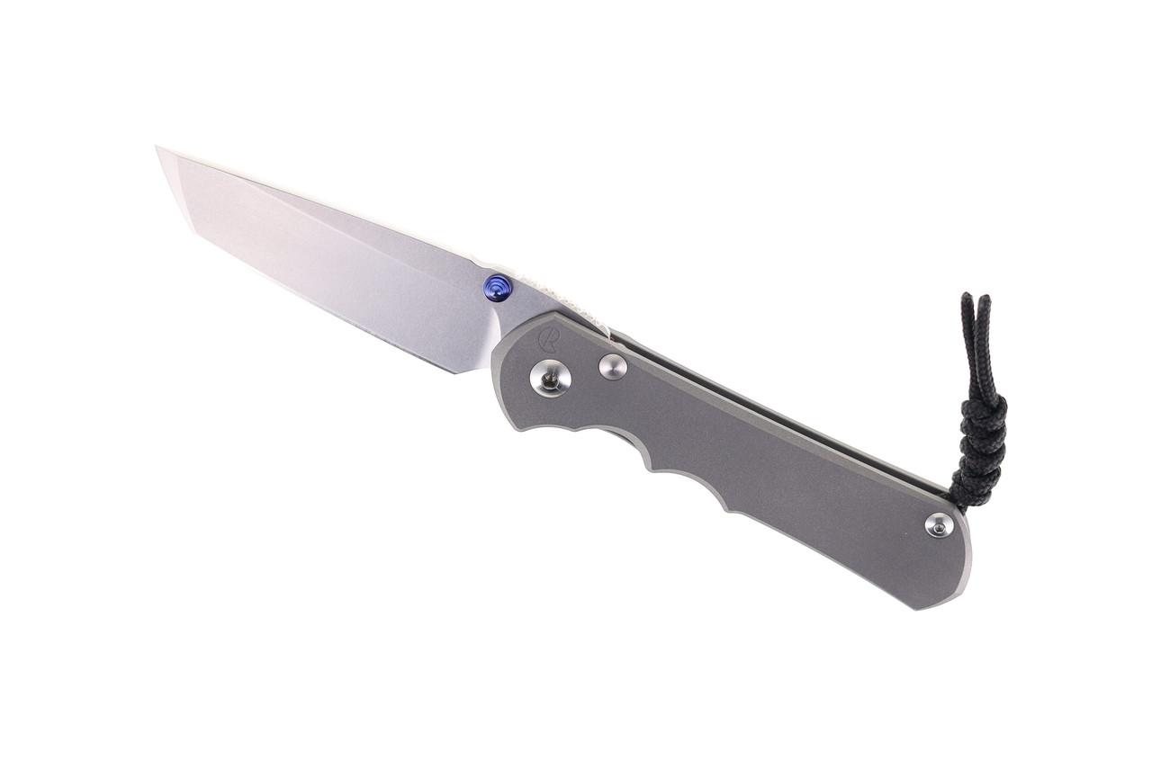 Chris Reeve Large Inkosi Folding Knife Gray Titanium Handle S45VN Tanto ...