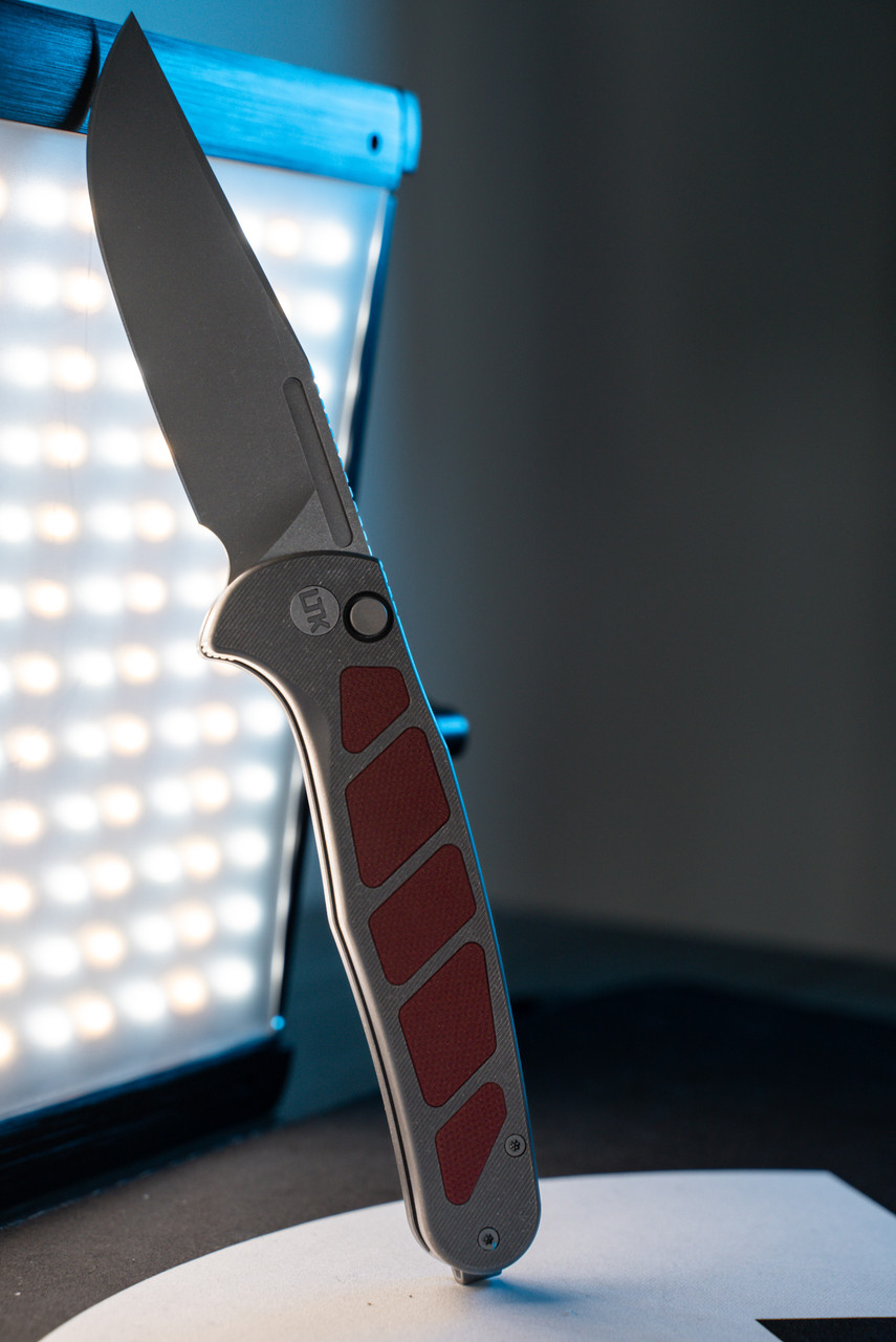 LuvThemKnives Rezult Button Lock, Finger Flicker & Flipper Pocket Knife ...