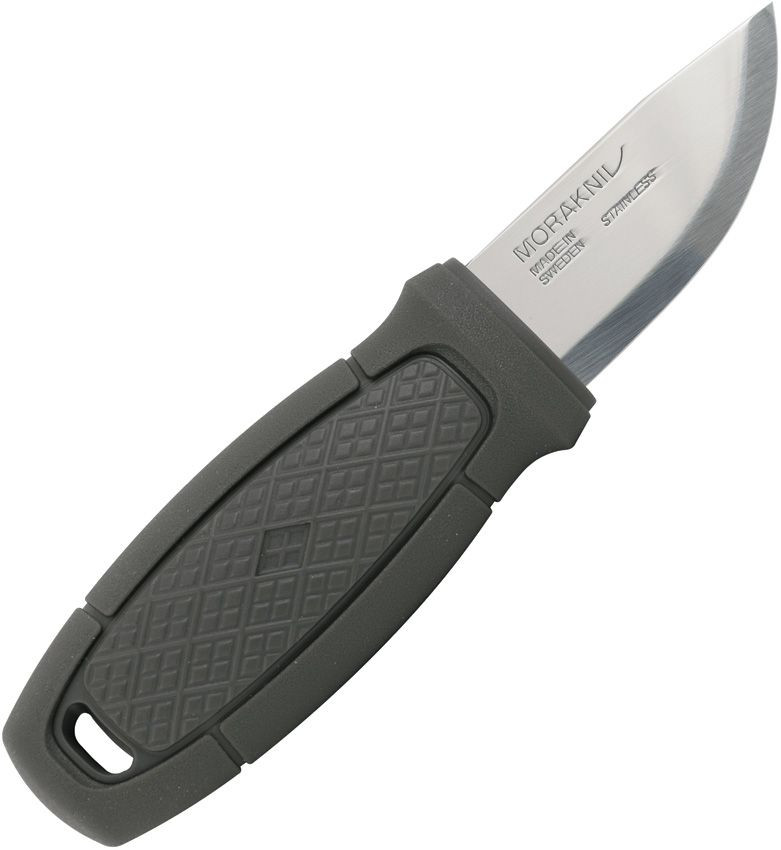 Morakniv Eldris Light Duty Fixed Blade Knife Dark Gray Polymer Handle ...