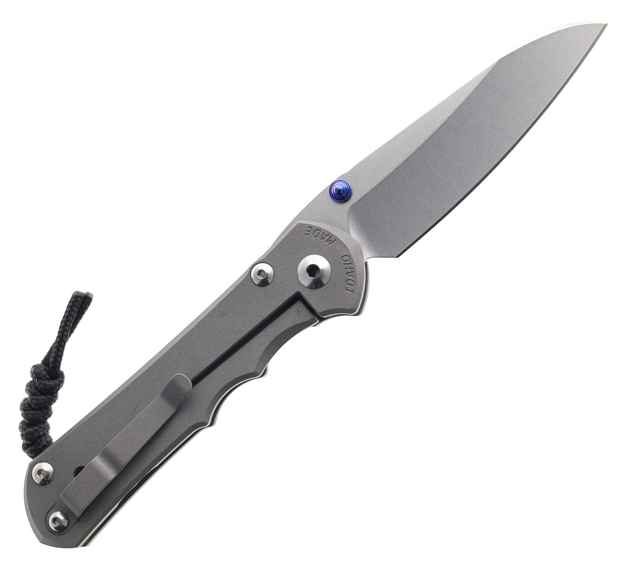 Chris Reeve Large Inkosi Folder Knife Gray Titanium Handle Magnacut ...