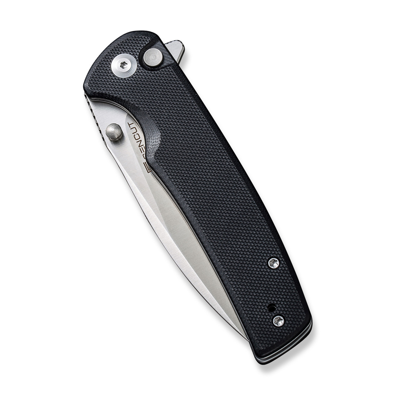 Sencut Sachse Folding Knife Black G10 Handle 9Cr18MoV Drop Point Plain ...